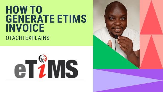 How To Generate eTIMS Invoice.